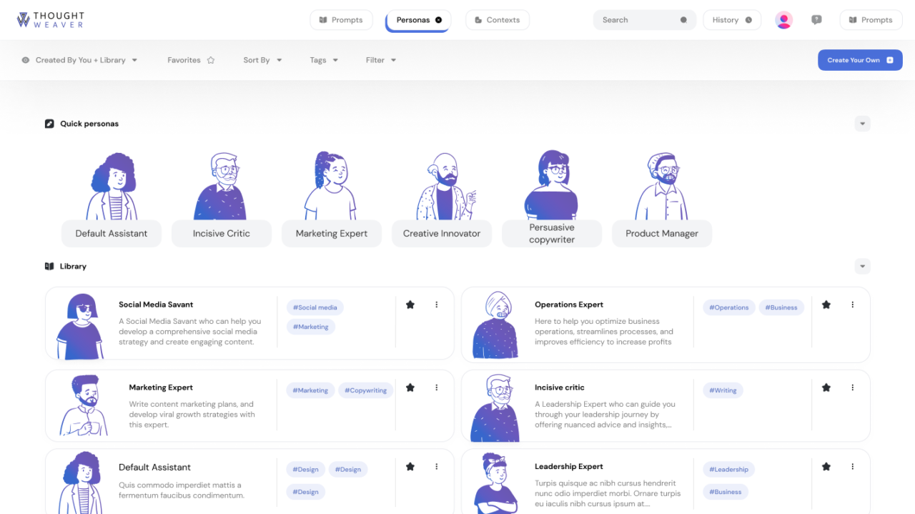 ThoughtWeaver | A smarter way to prompt